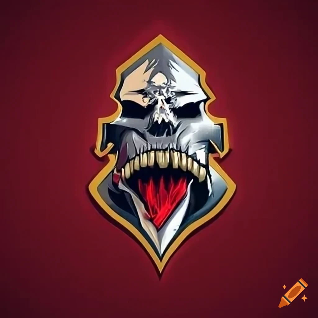 Detailed undead nhl logo for the tomahawks hockey team on Craiyon