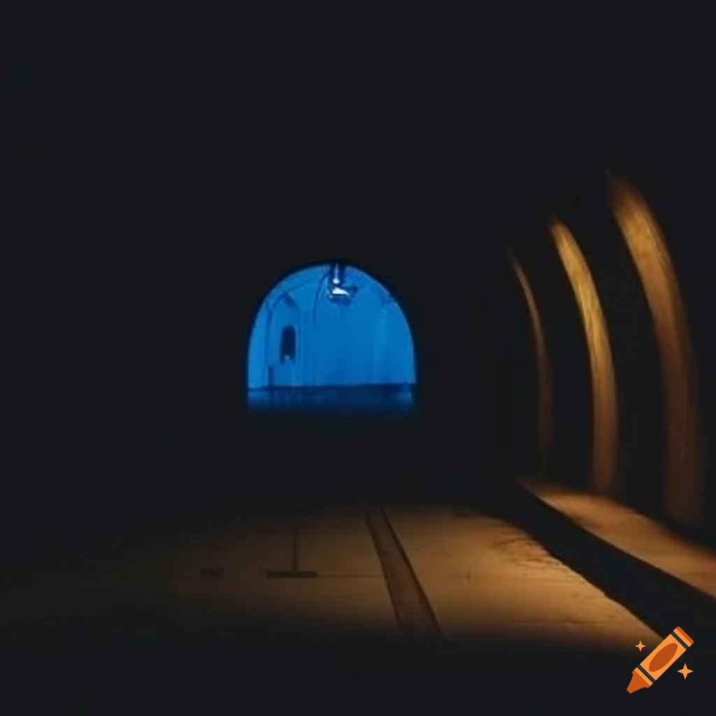 Tunnel through the sky on Craiyon