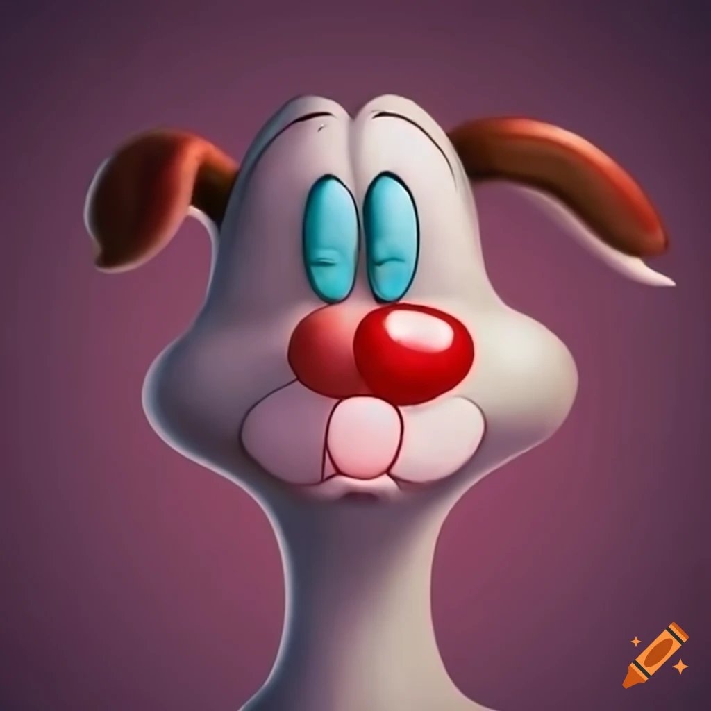 Creative animation of roger rabbit's expressive face on Craiyon