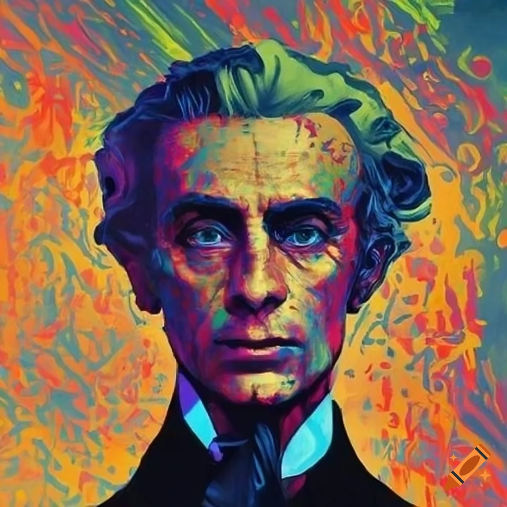 Modern pop art of maurice ravel on Craiyon