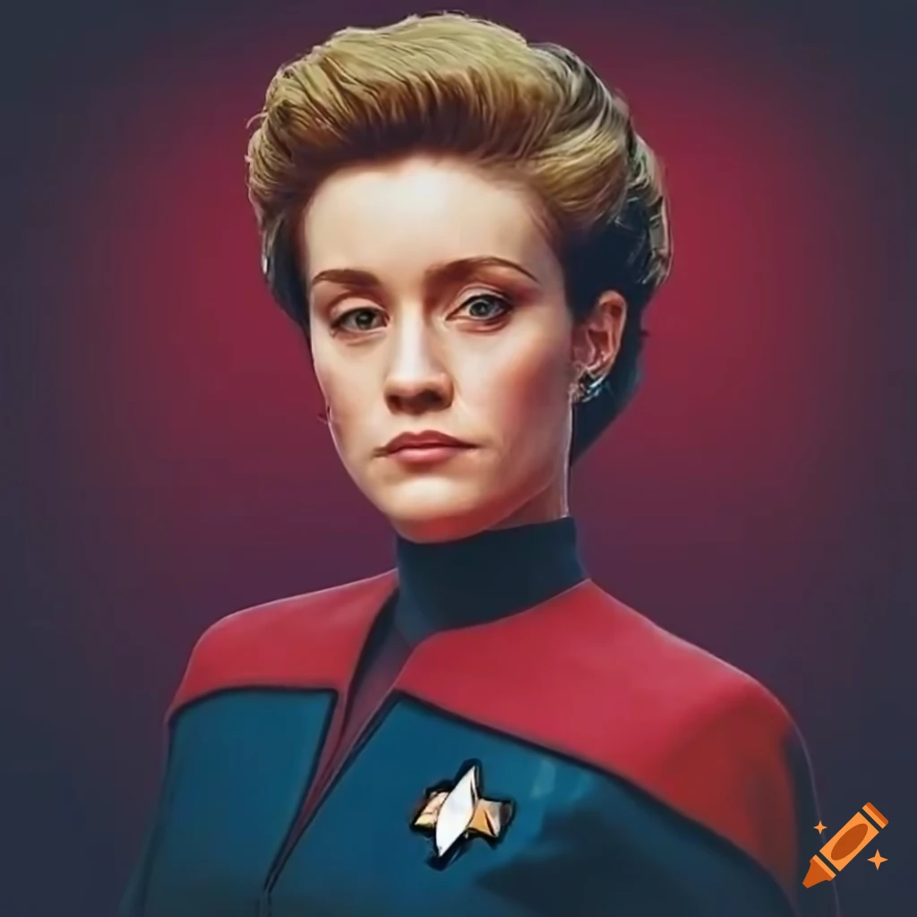 Young Captain Picard meeting Captain Kathryn Janeway on Star Trek ...