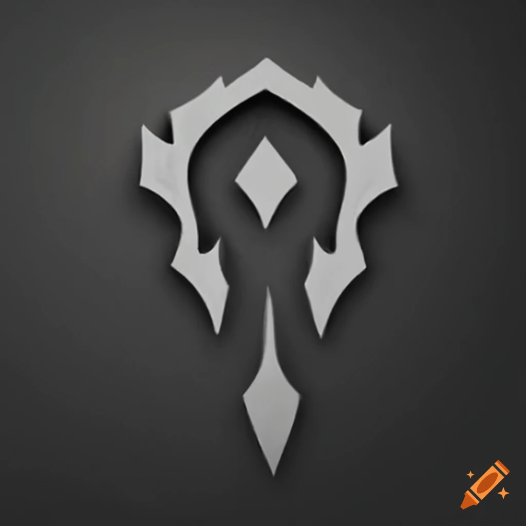 Horde symbol from World of Warcraft on Craiyon