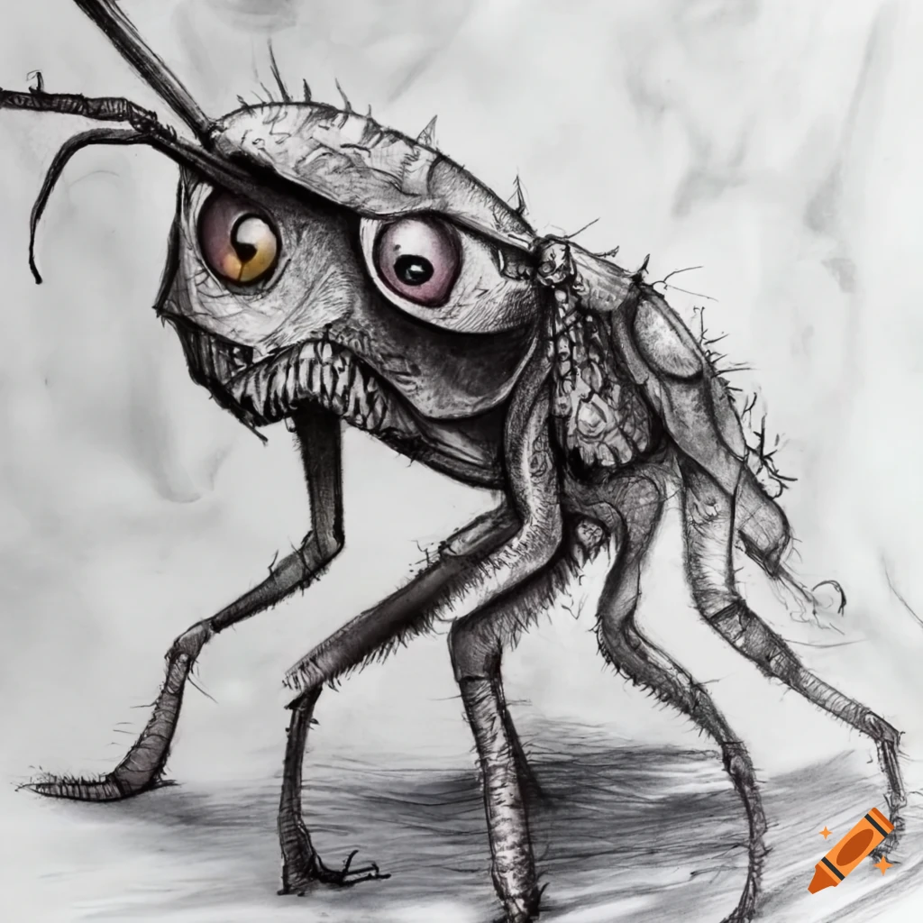 Insect punk monster trash on Craiyon