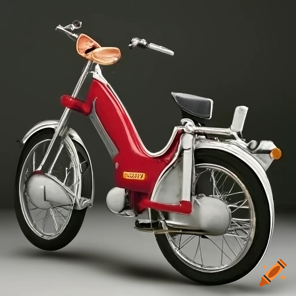 Vintage Simson S50 Moped in saftg r ün color from the 70s, East Germany ...