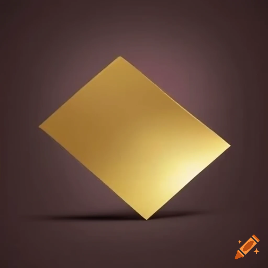 Gold business cards on Craiyon