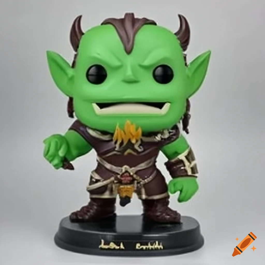 Warcraft ogre funko pop limited edition figurine on Craiyon