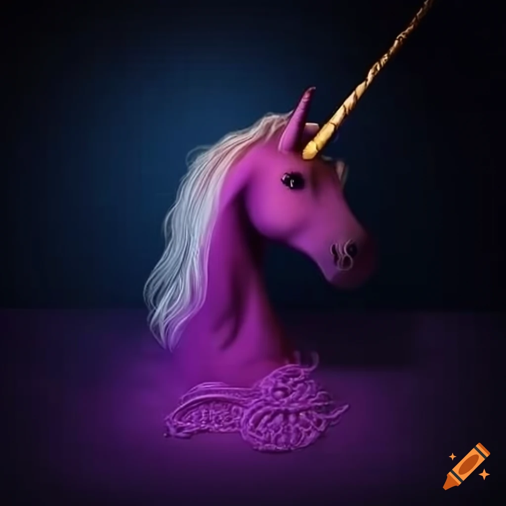 The majestic unicorn on Craiyon