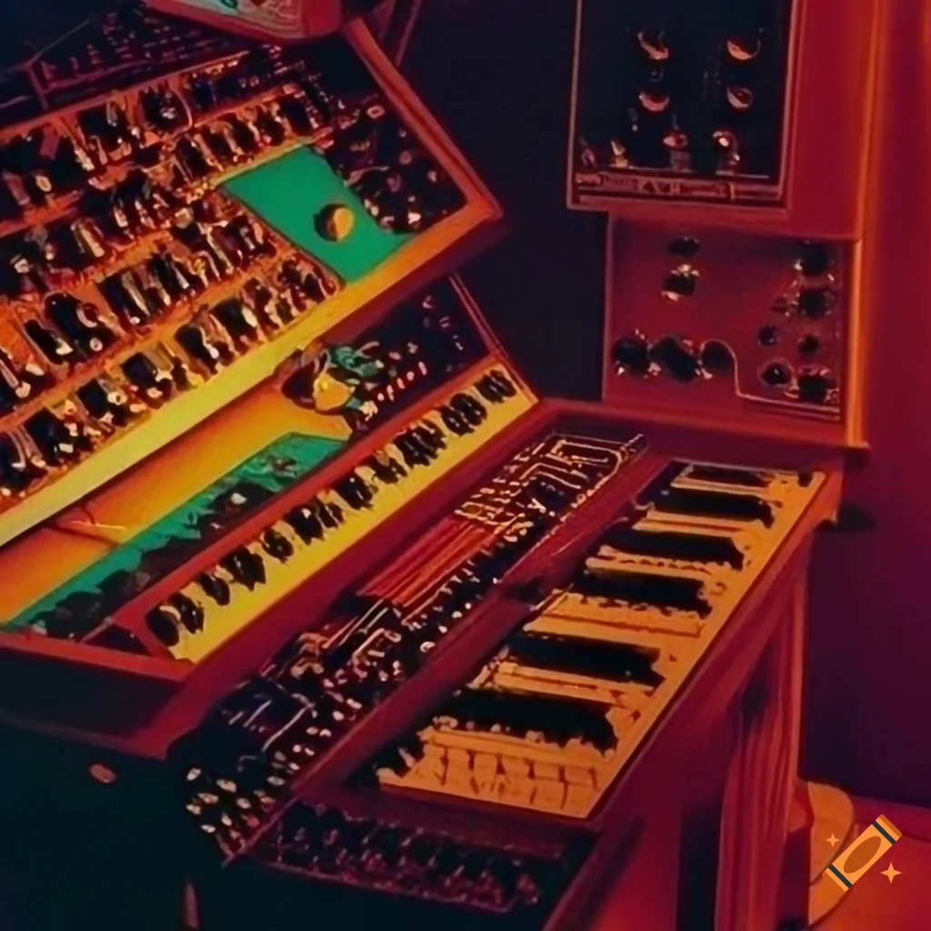 Vintage 1970's 'computer image corporation' graphics featuring a ...