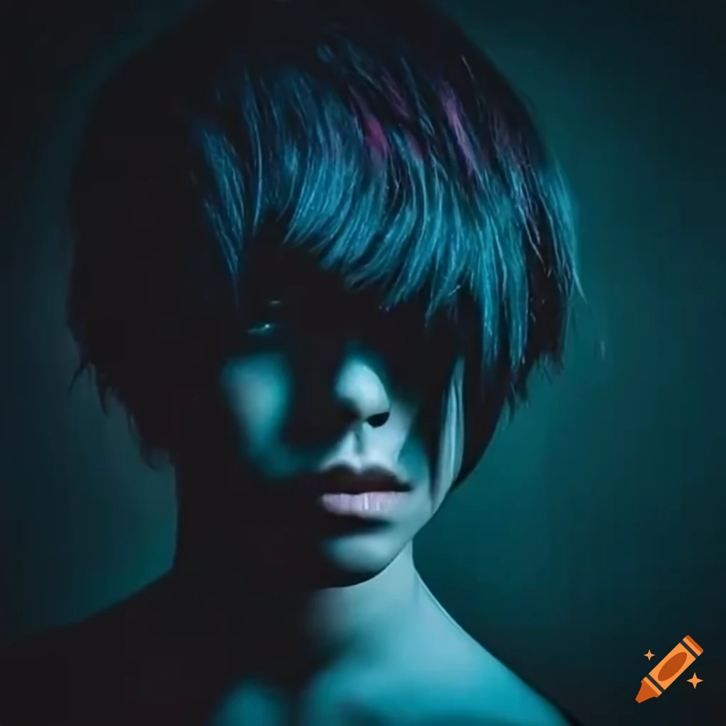 Emo boy performing on Craiyon