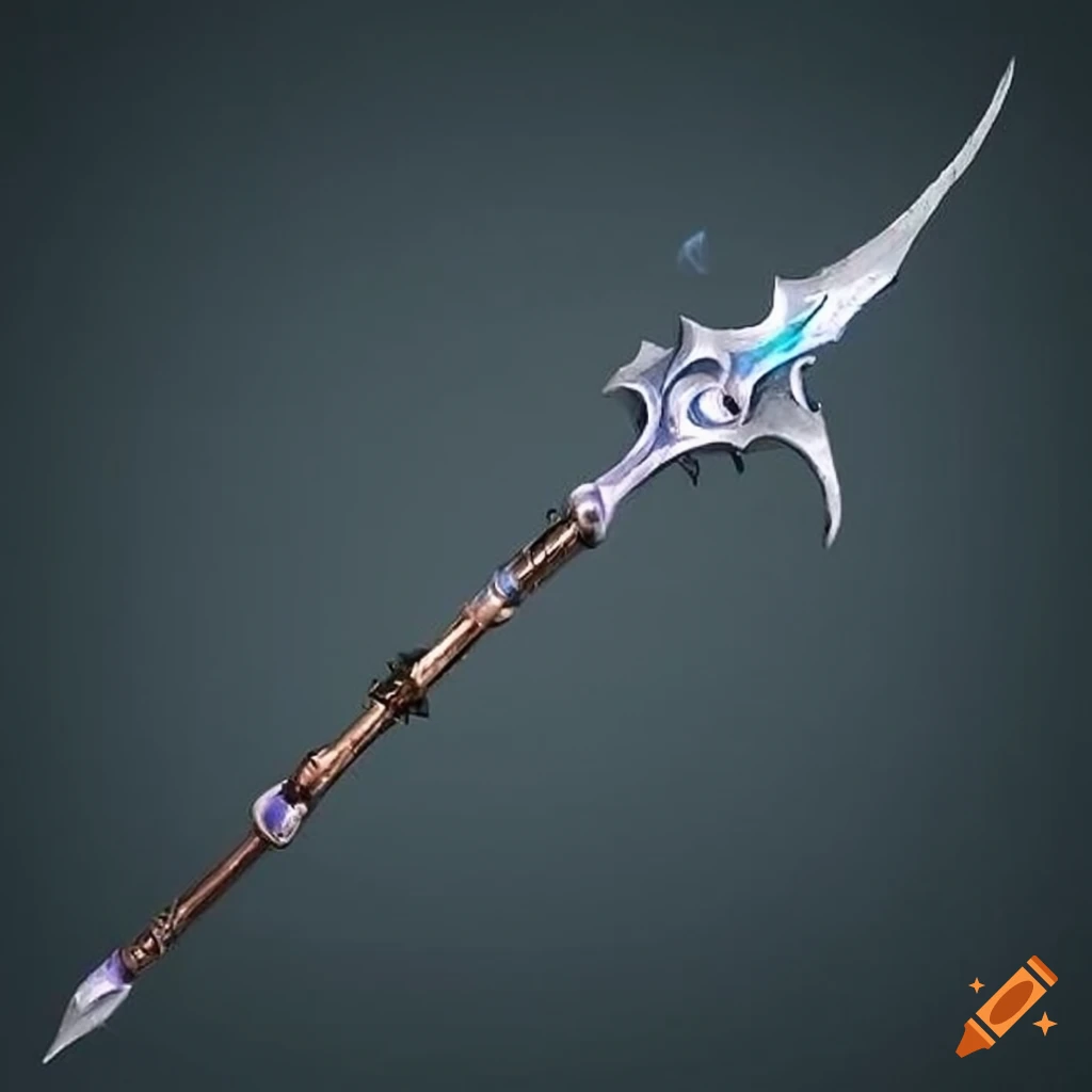 Magic fantasy polearm weapon on Craiyon