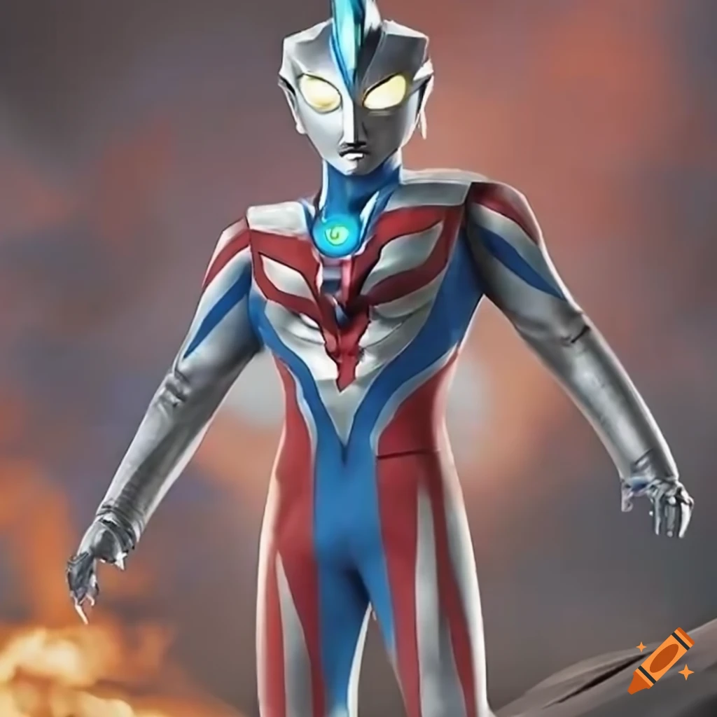 Ultraman in a modern generation style on Craiyon