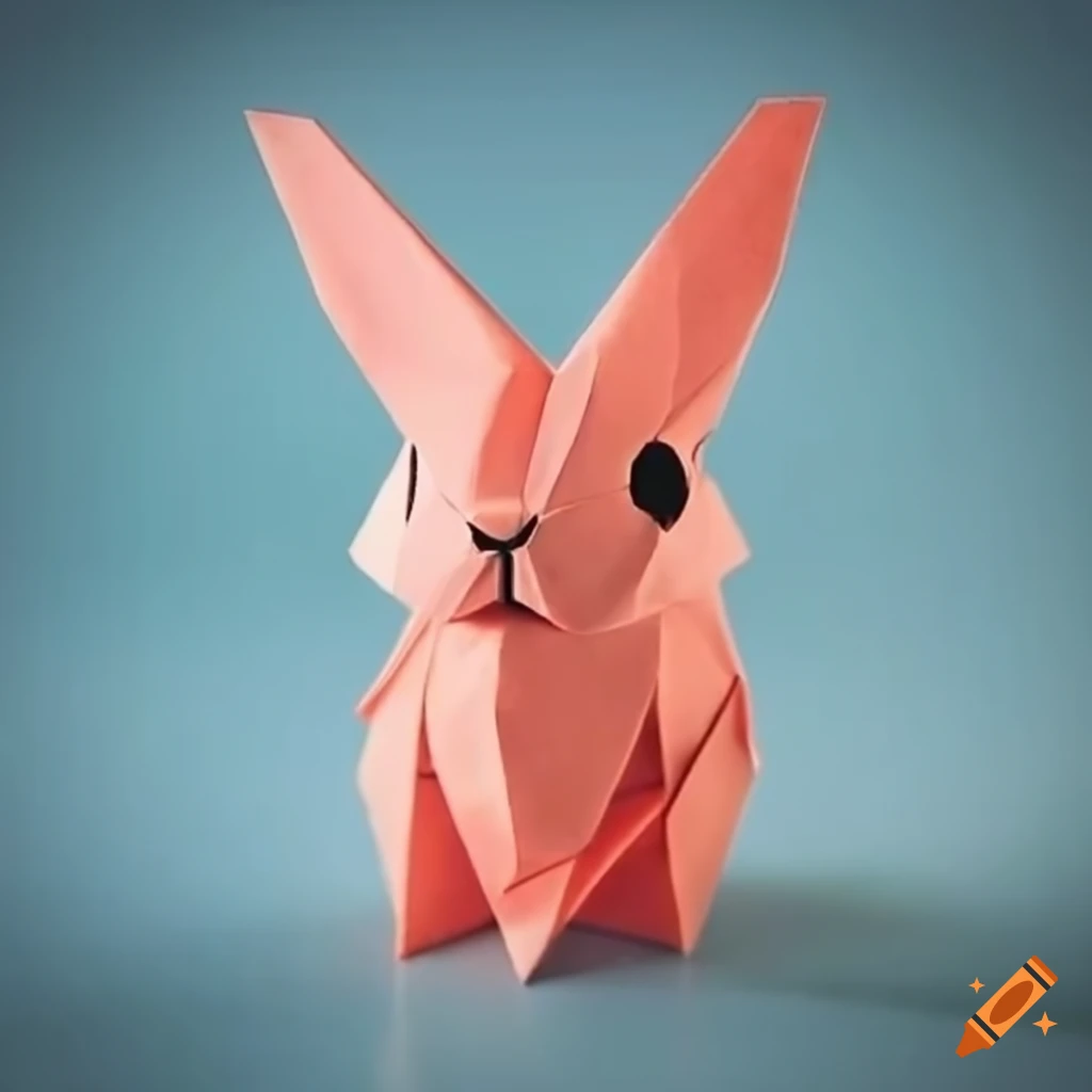 Origami cute rabbit on Craiyon