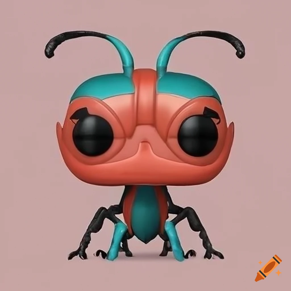 Funko-pop feathered bug on Craiyon