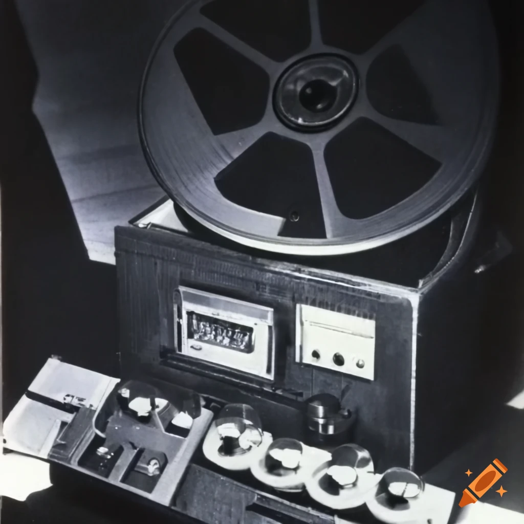 Cybermen creating 'music concrete' with a reel-to-reel recorder in the ...