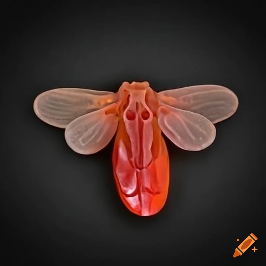 Collection of quirky cicada-shaped gummy candies on Craiyon