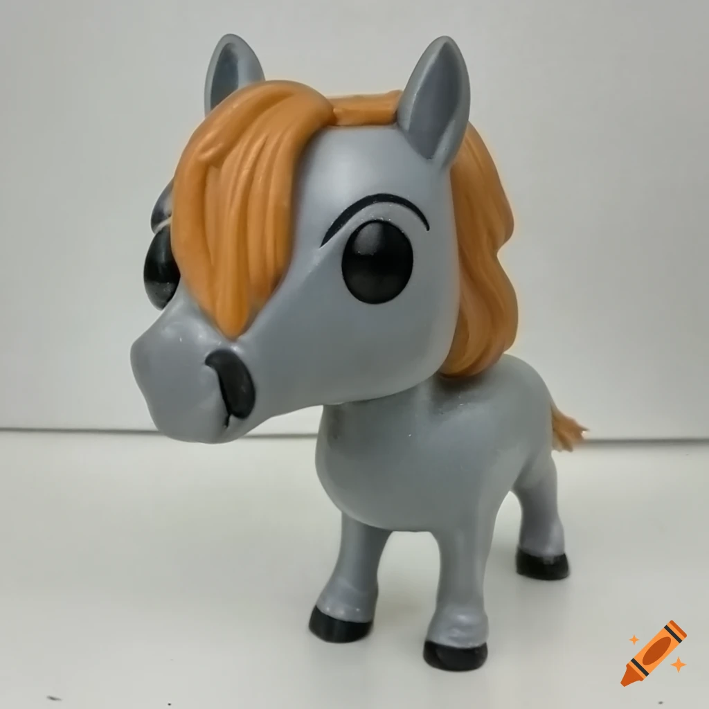 Funko pop of a detailed horse figurine in amazing plastic material on ...