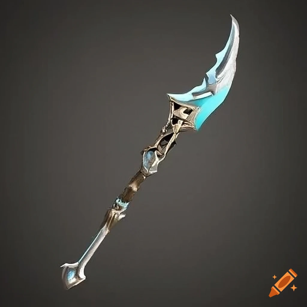 Master fantasy polearm on Craiyon