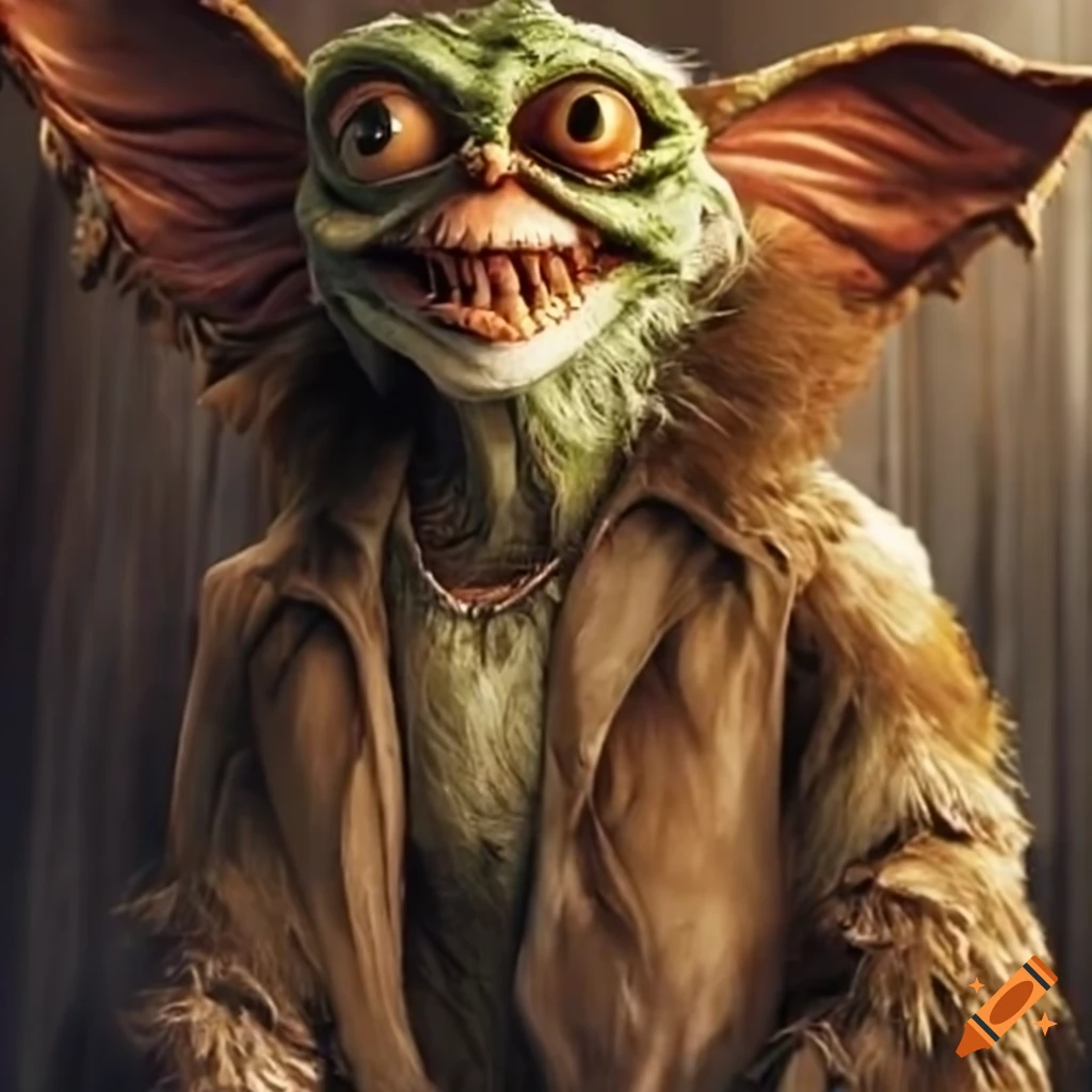 Hobbits and gremlins having a party on Craiyon