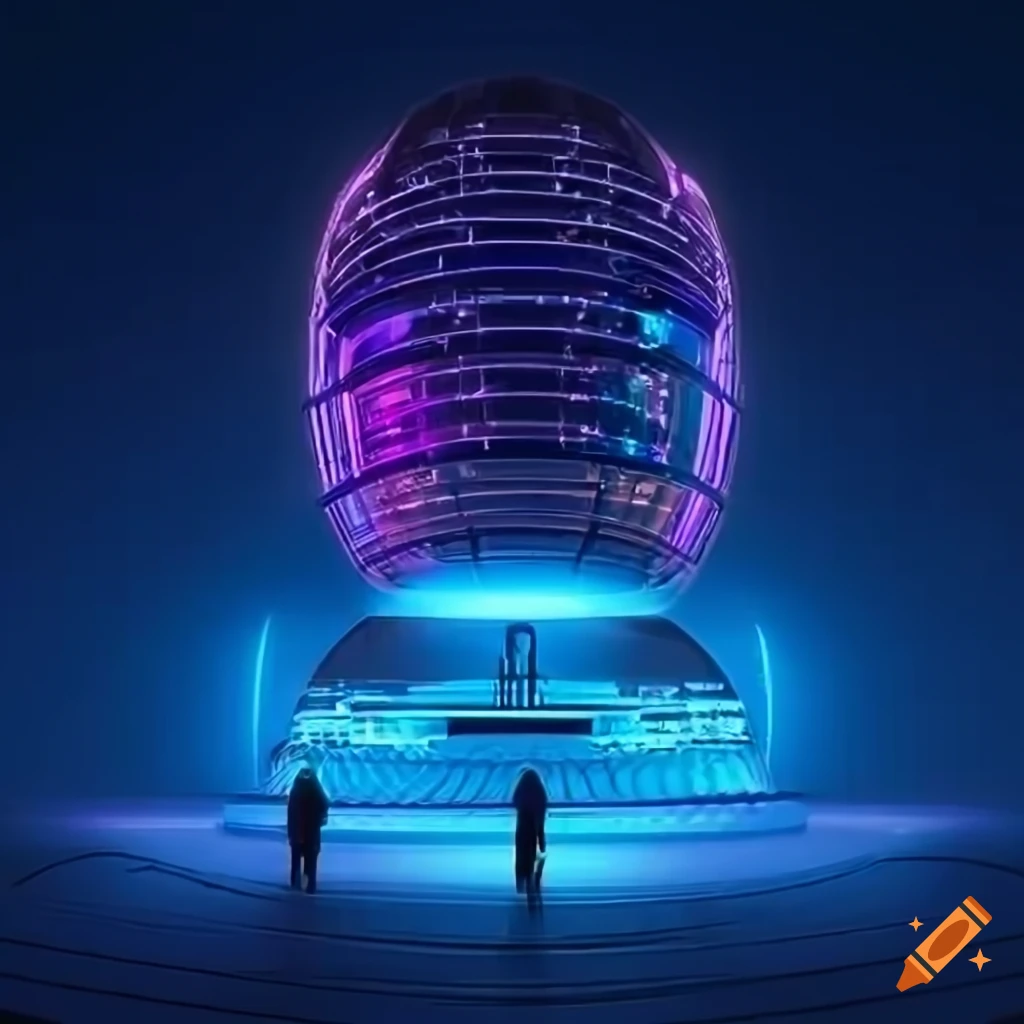 Modern futuristic design system on Craiyon