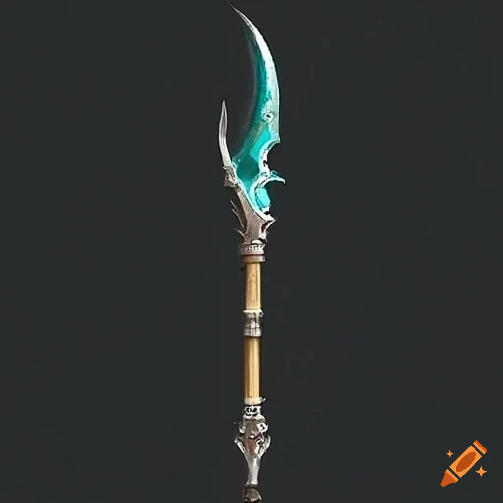 Master fantasy polearm weapon on Craiyon