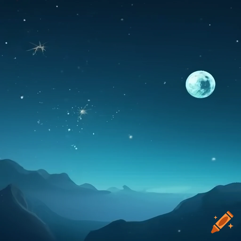 Background image for "moon toast" website on Craiyon