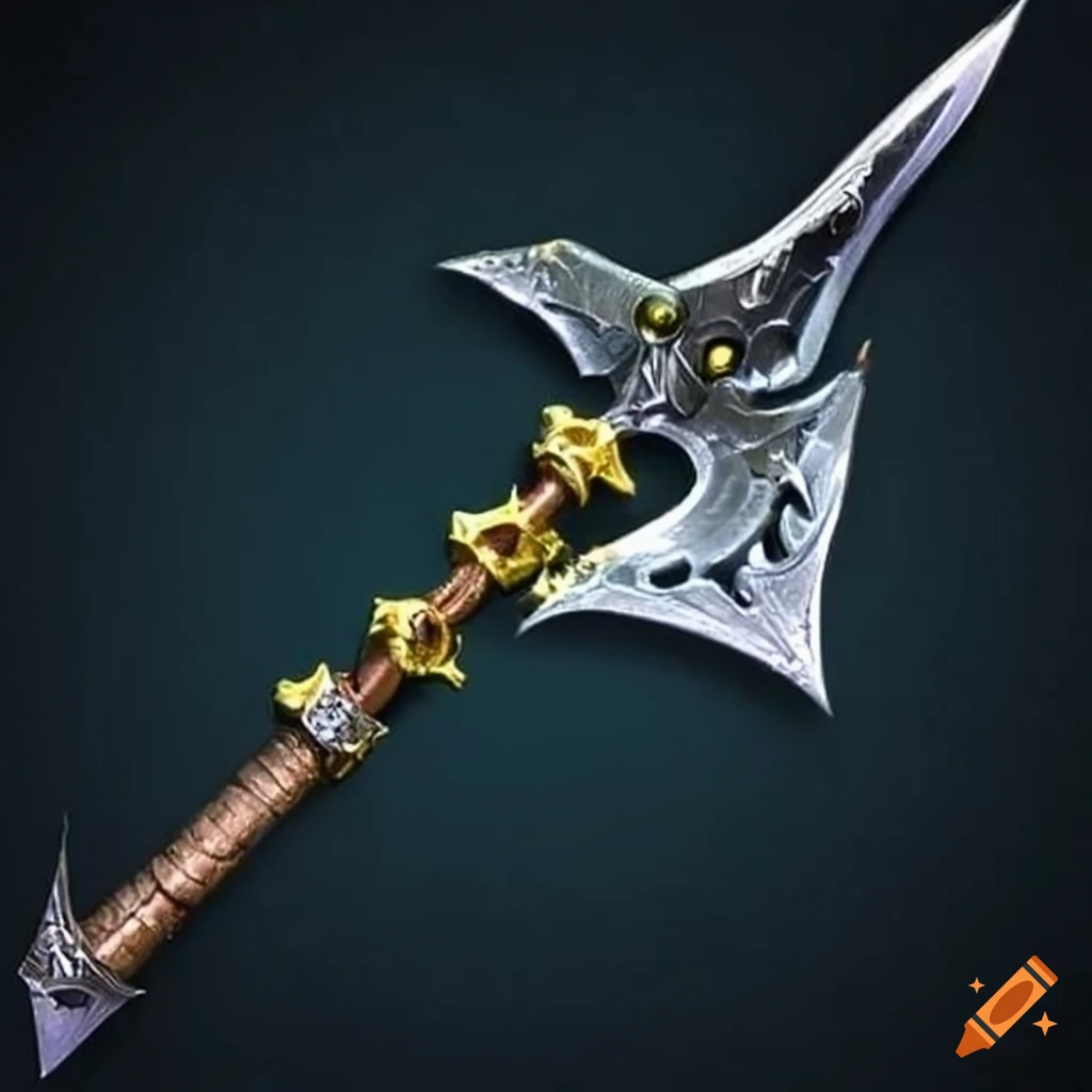 Magic master halberd on Craiyon