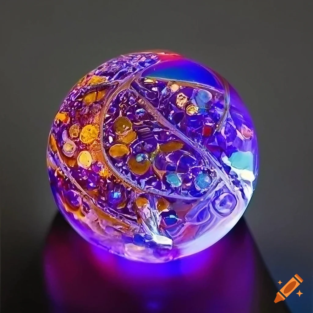 Extravagant detailed marble sculptures with opalescent colors and vivid ...