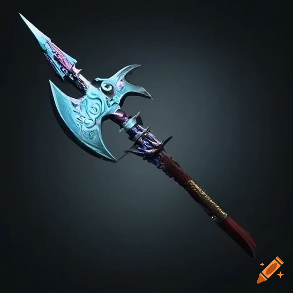 Magic master halberd on Craiyon