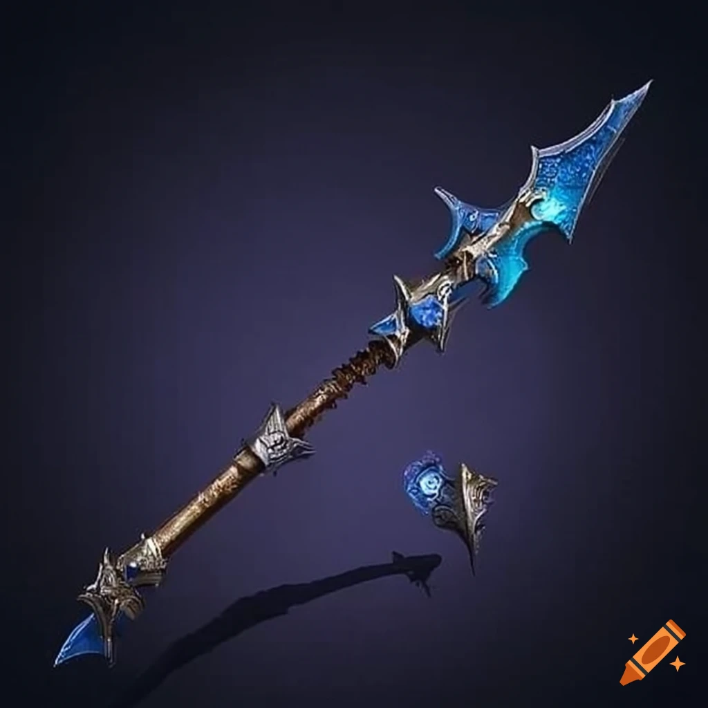 Magic master halberd on Craiyon