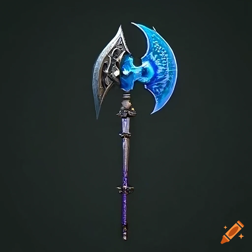 Magic master halberd on Craiyon