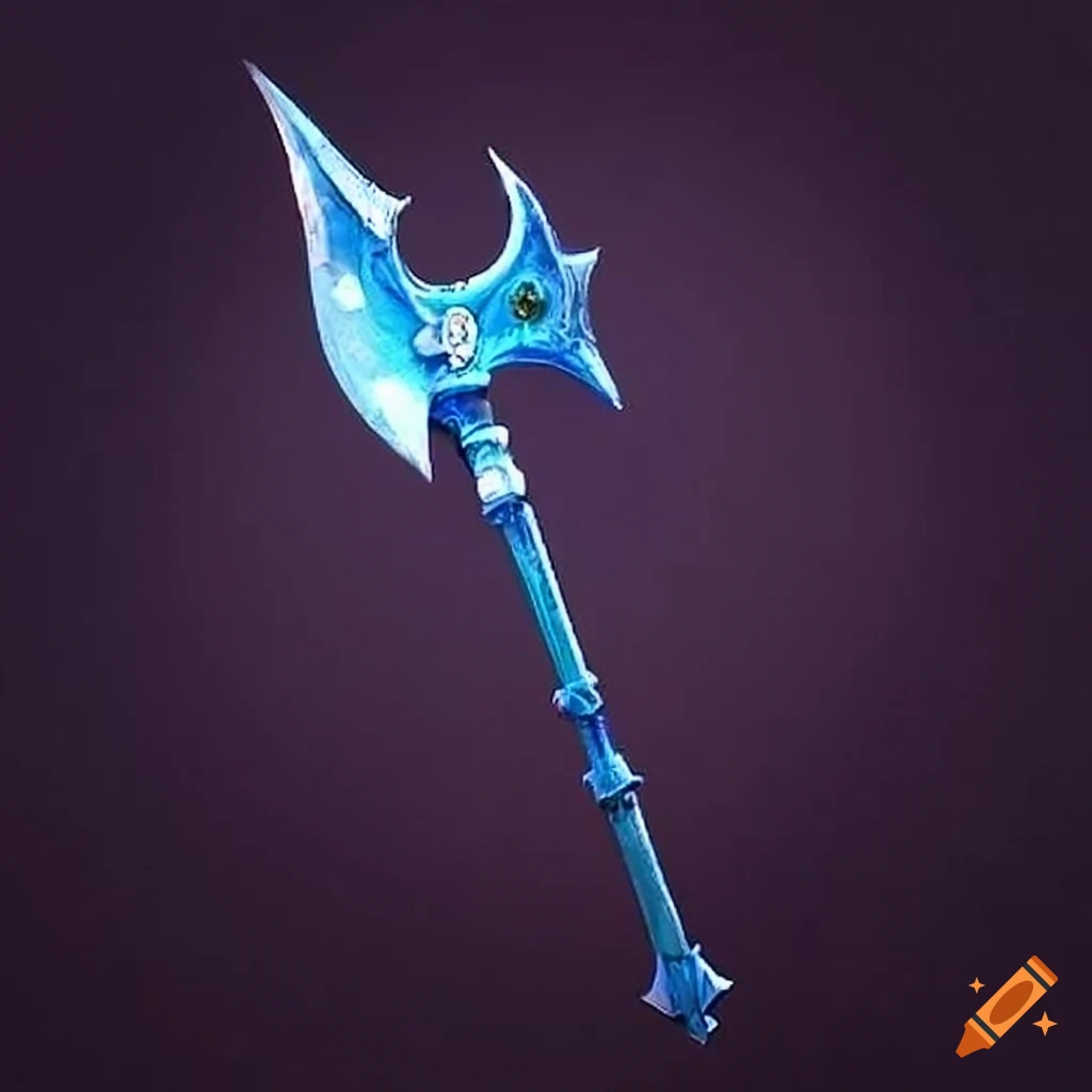 Magic master halberd weapon on Craiyon