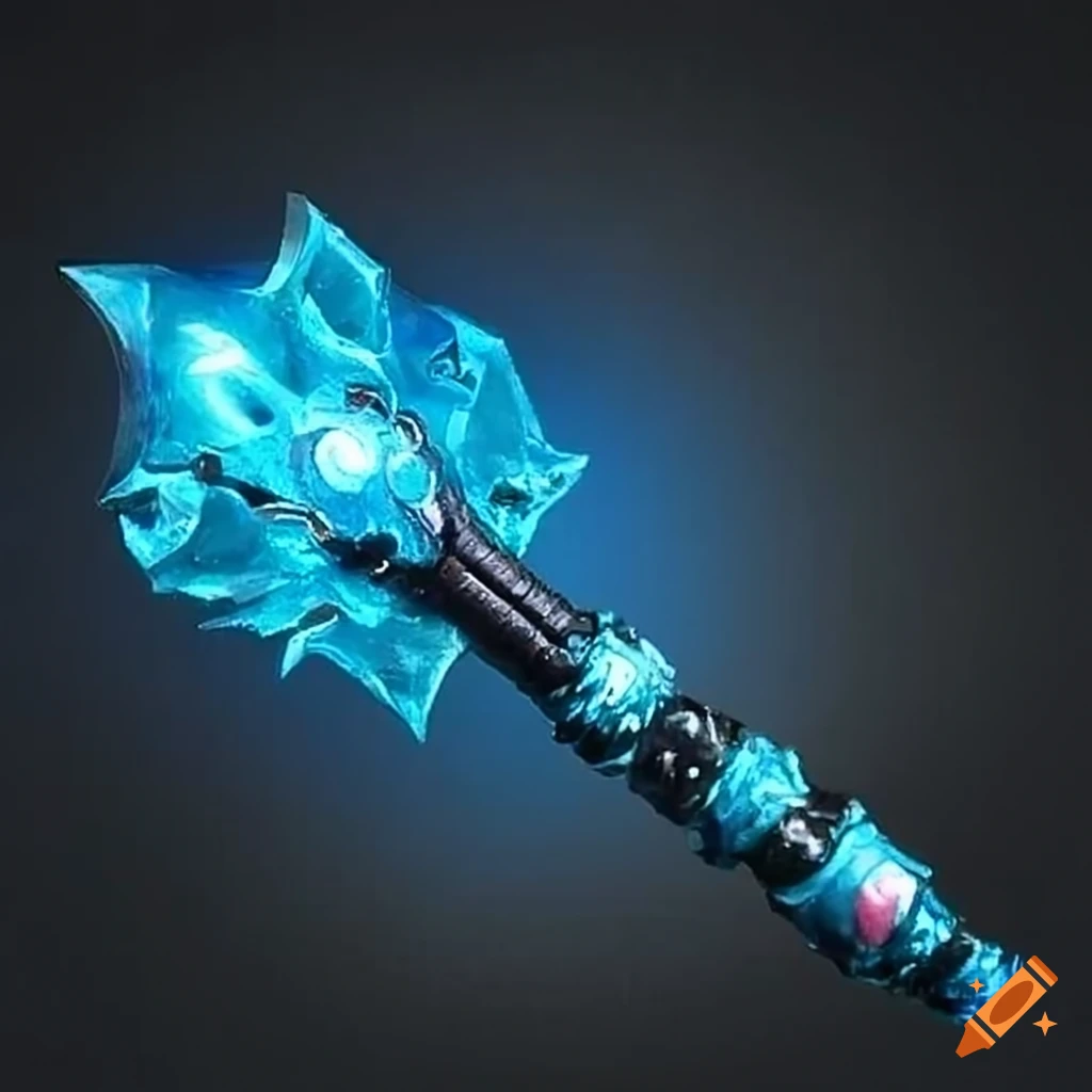 Master azure mace on Craiyon