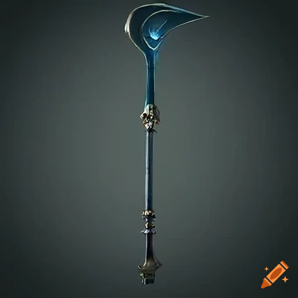 Master fantasy polearm weapon on Craiyon