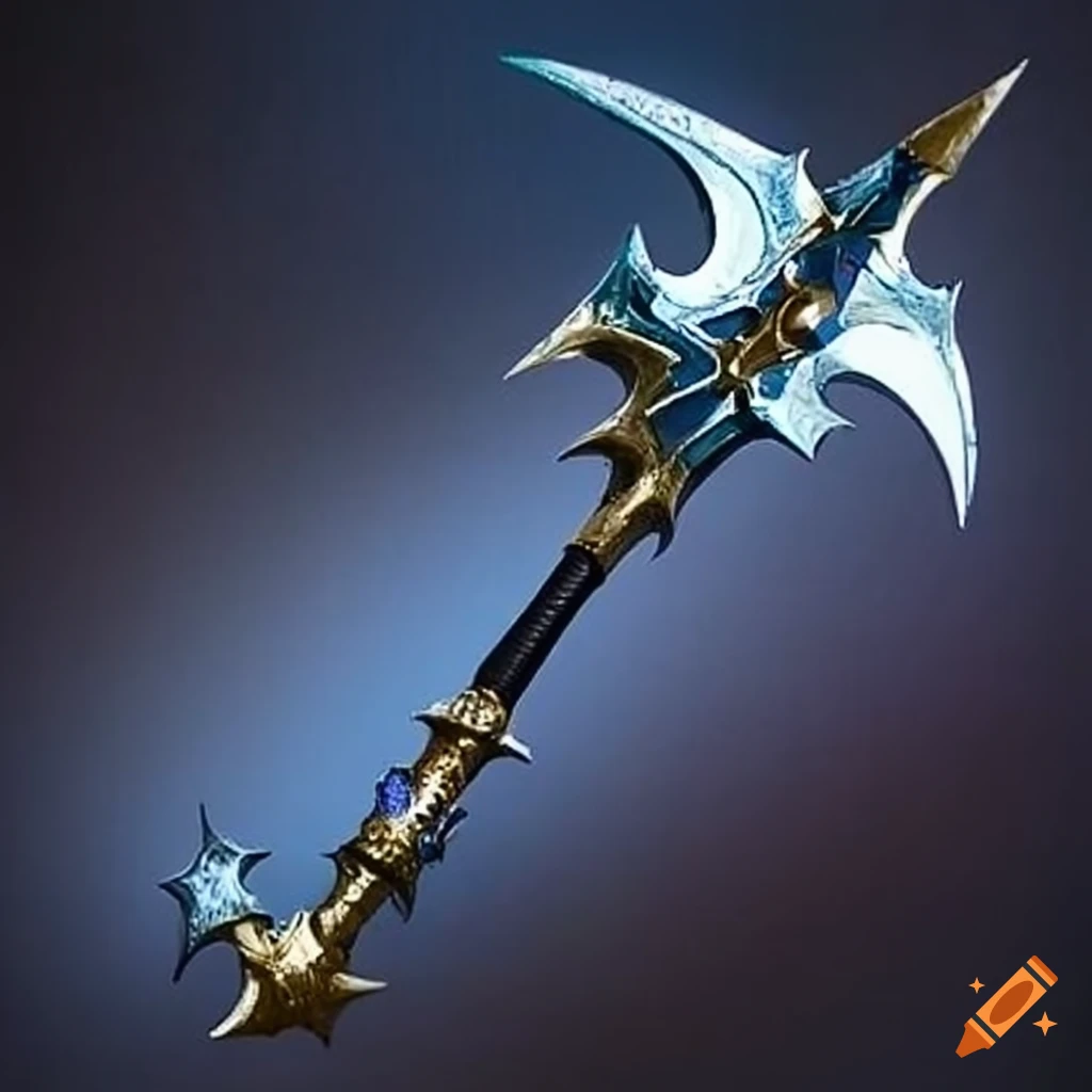 Magic master halberd on Craiyon