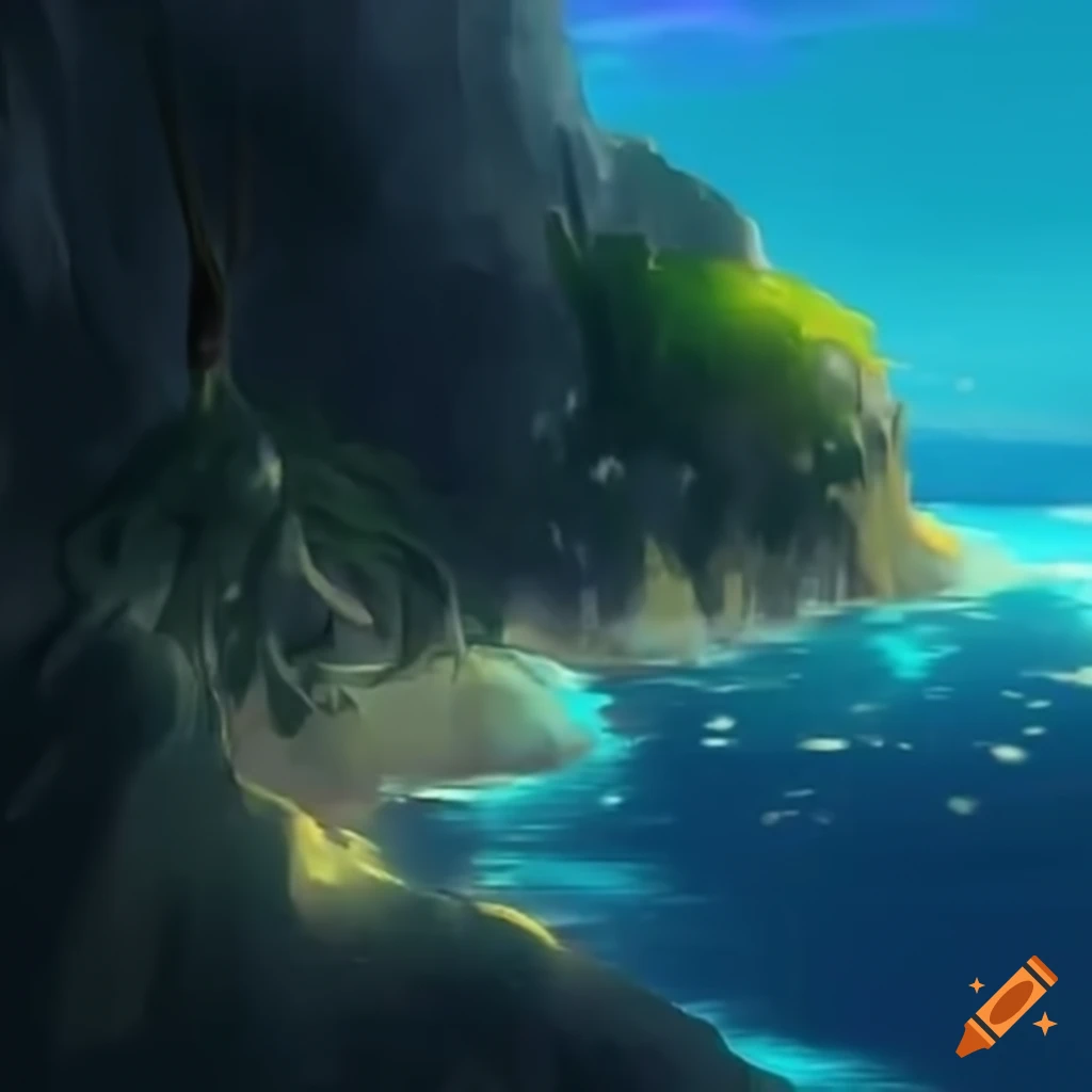 Island view on Craiyon