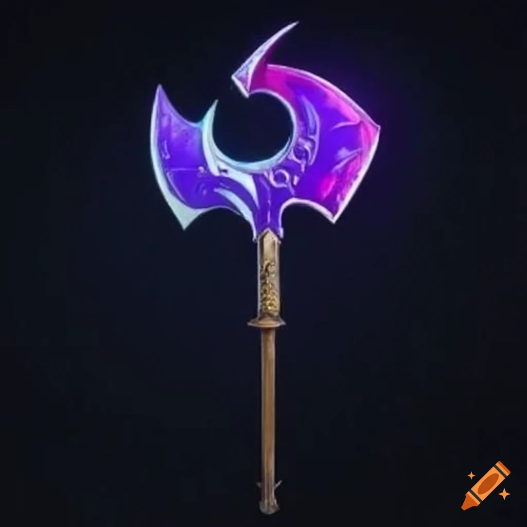 Magic master halberd on Craiyon