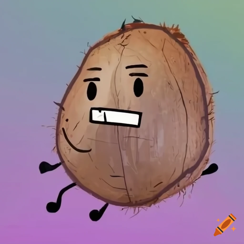 Object show character named coconut on Craiyon