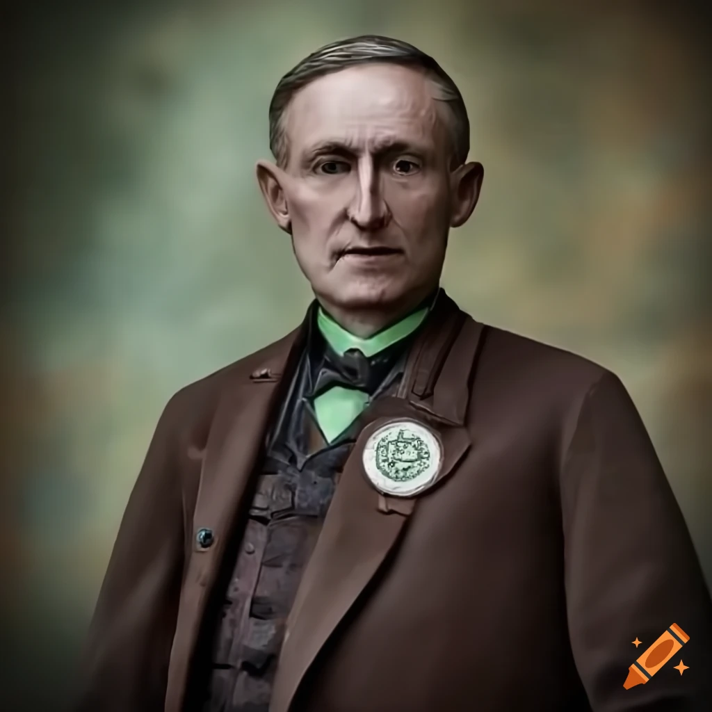 Portrait of a celtic leader in full color on Craiyon