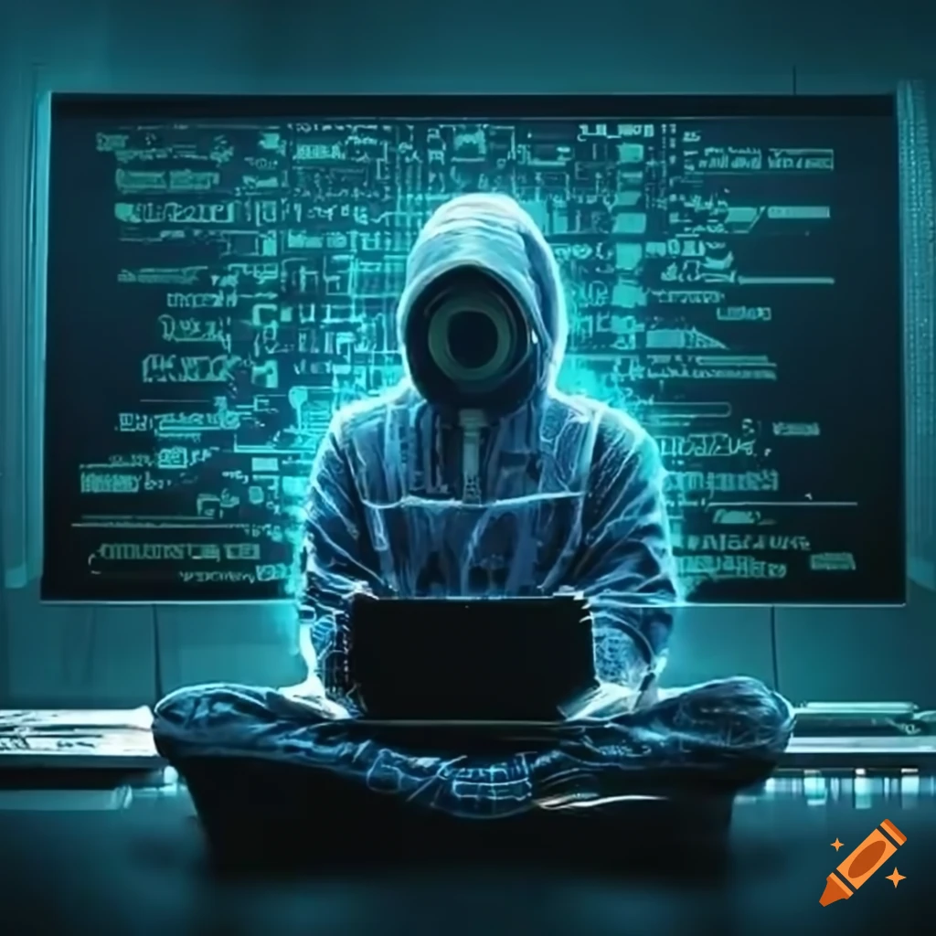 Image representing cybersecurity on Craiyon