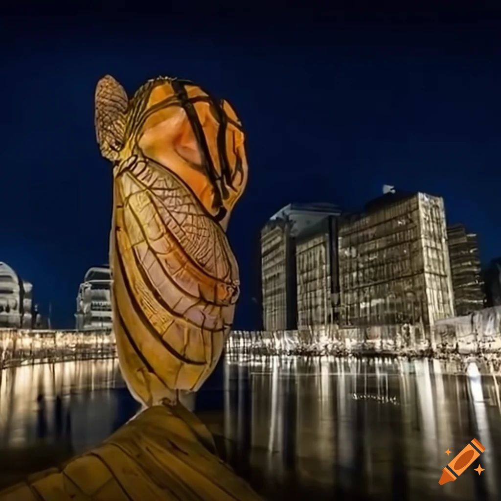 Surreal art of transformed Picasso statue as a giant cicada in Daley ...