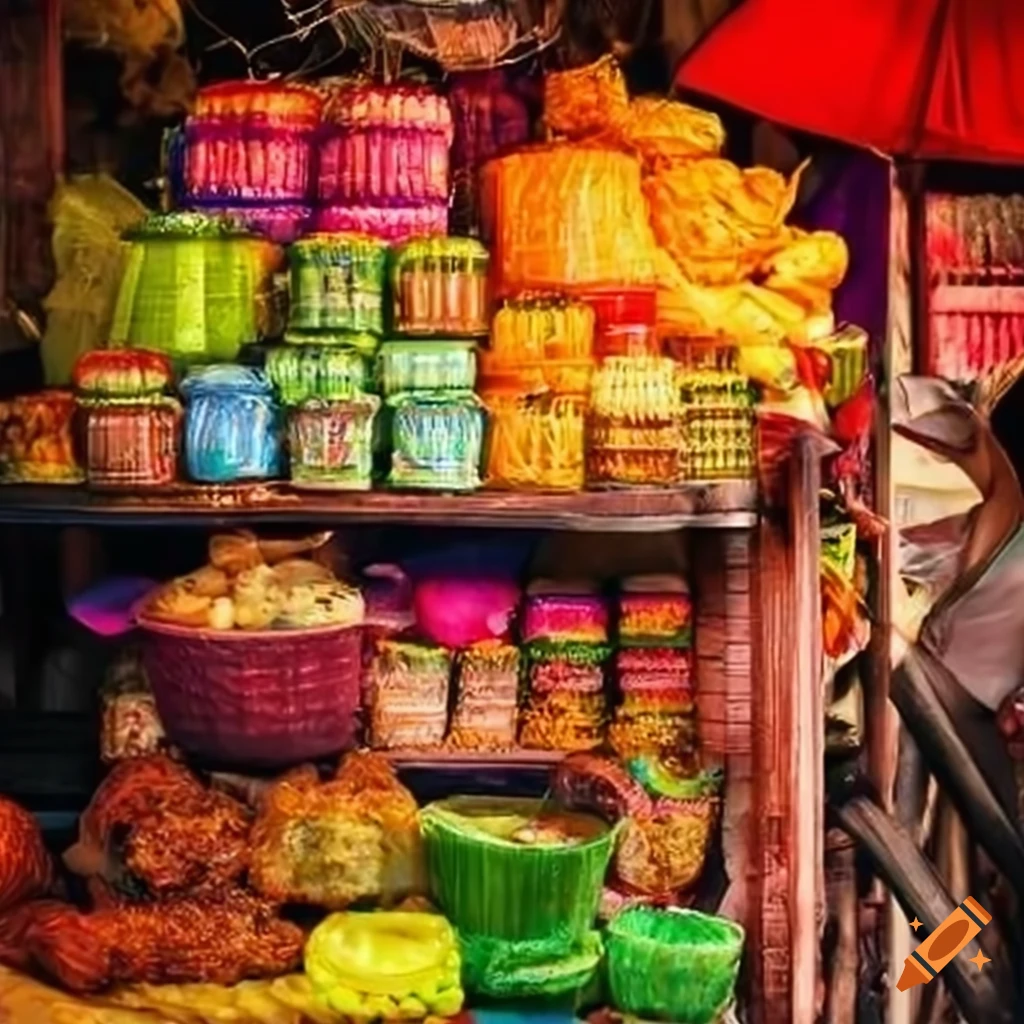 Authentic filipino sari sari store with colorful food and beverages on ...