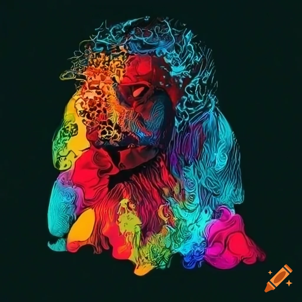 Abstract representation of gratitude on Craiyon