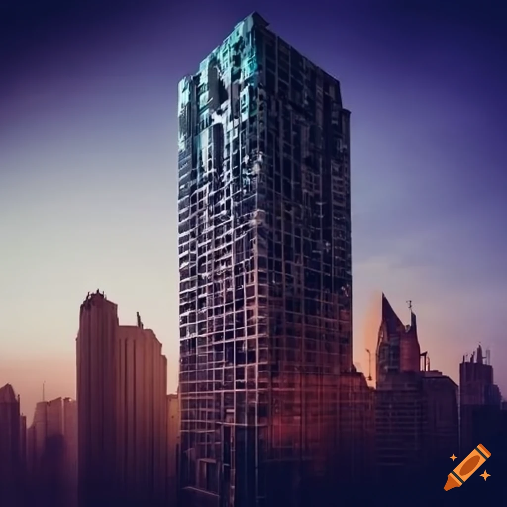 Building in the city on Craiyon