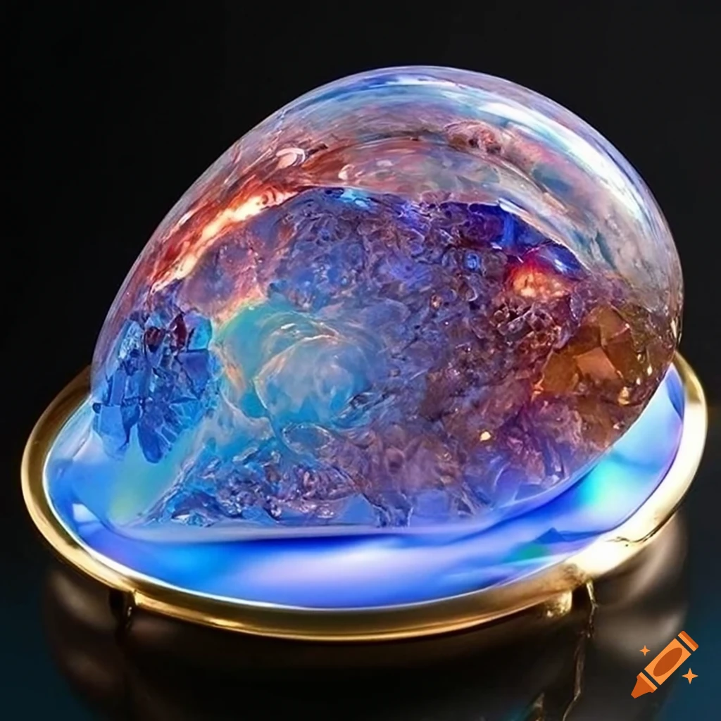 Sculpted marble figures with opalescent colors and cinematic lighting ...