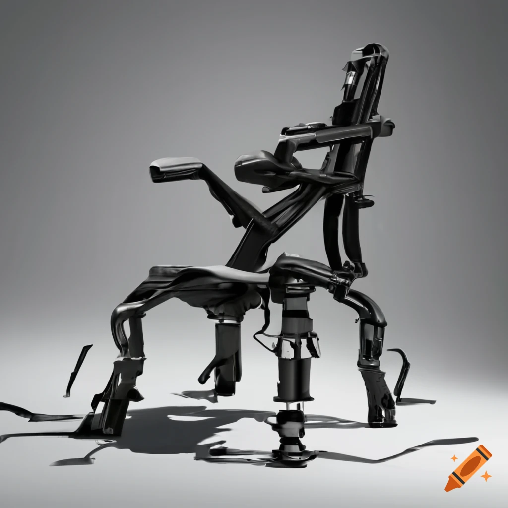 Cybernetic machine chair on Craiyon