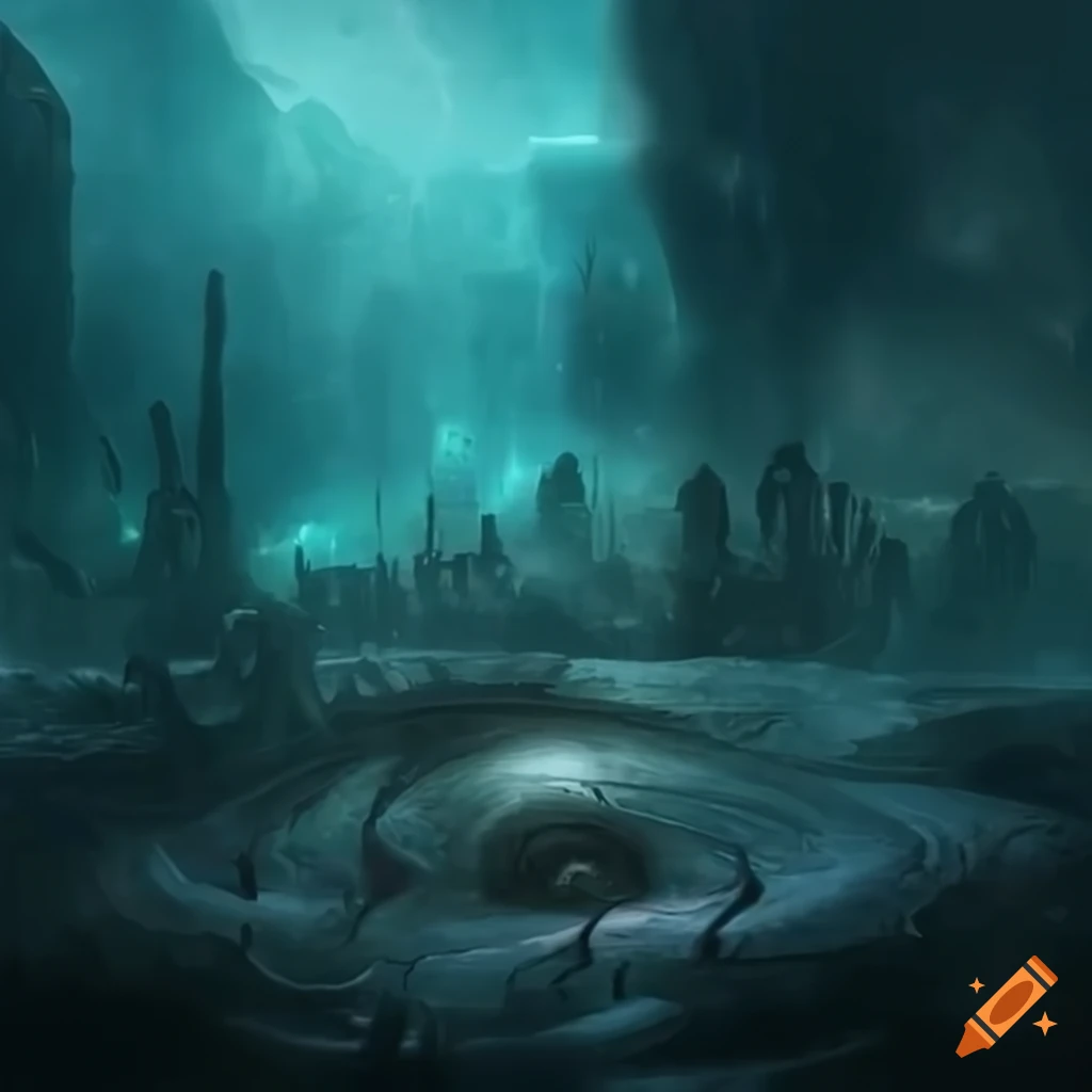 Sci-fi composition featuring elements of the Halo Flood creatures on ...