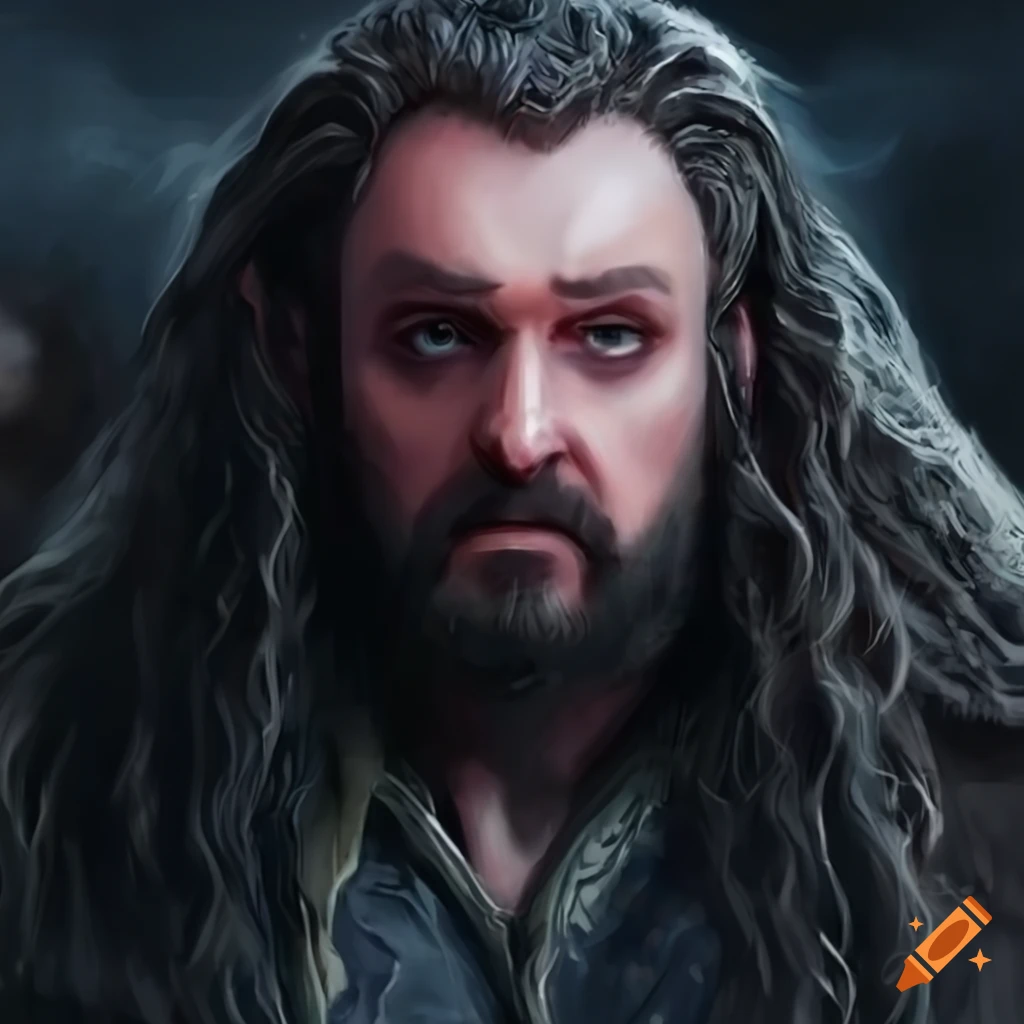 Thorin oakenshield character on Craiyon