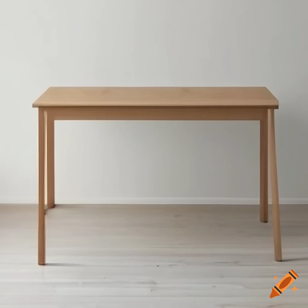 Simple basic table from ikea on Craiyon