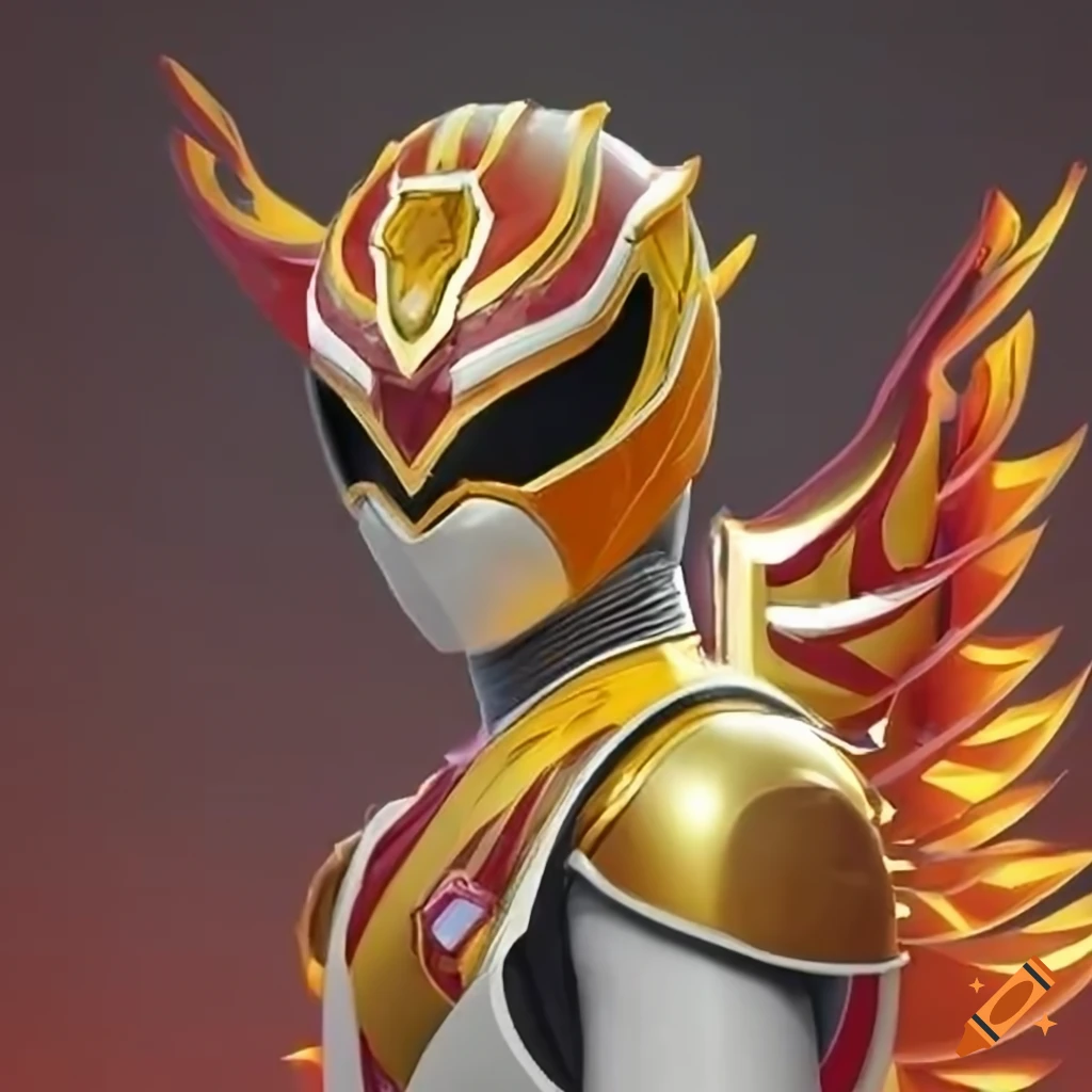 Phoenix Fury Ranger's fiery-themed color scheme and armor design ...