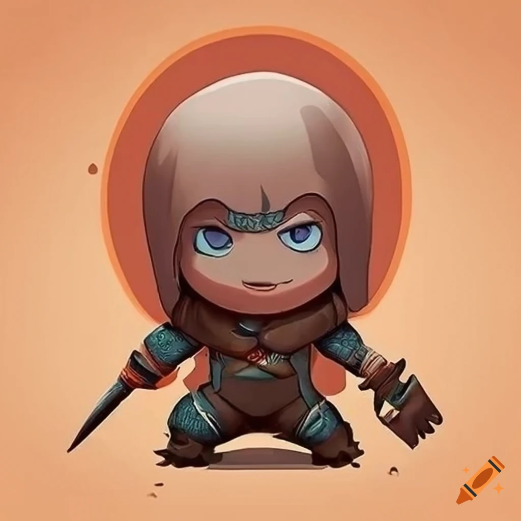 Jool noret dune ginaz mercenary character in a cute cartoon style on ...